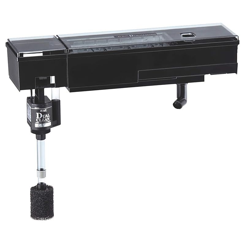 GEX AQUA FILTER デュアルクリーンフリー DC-4560 静音水中ポンプ 2段階ろ過 45-60cm水槽用 上部フィルター ブラック 0 - メルカリ