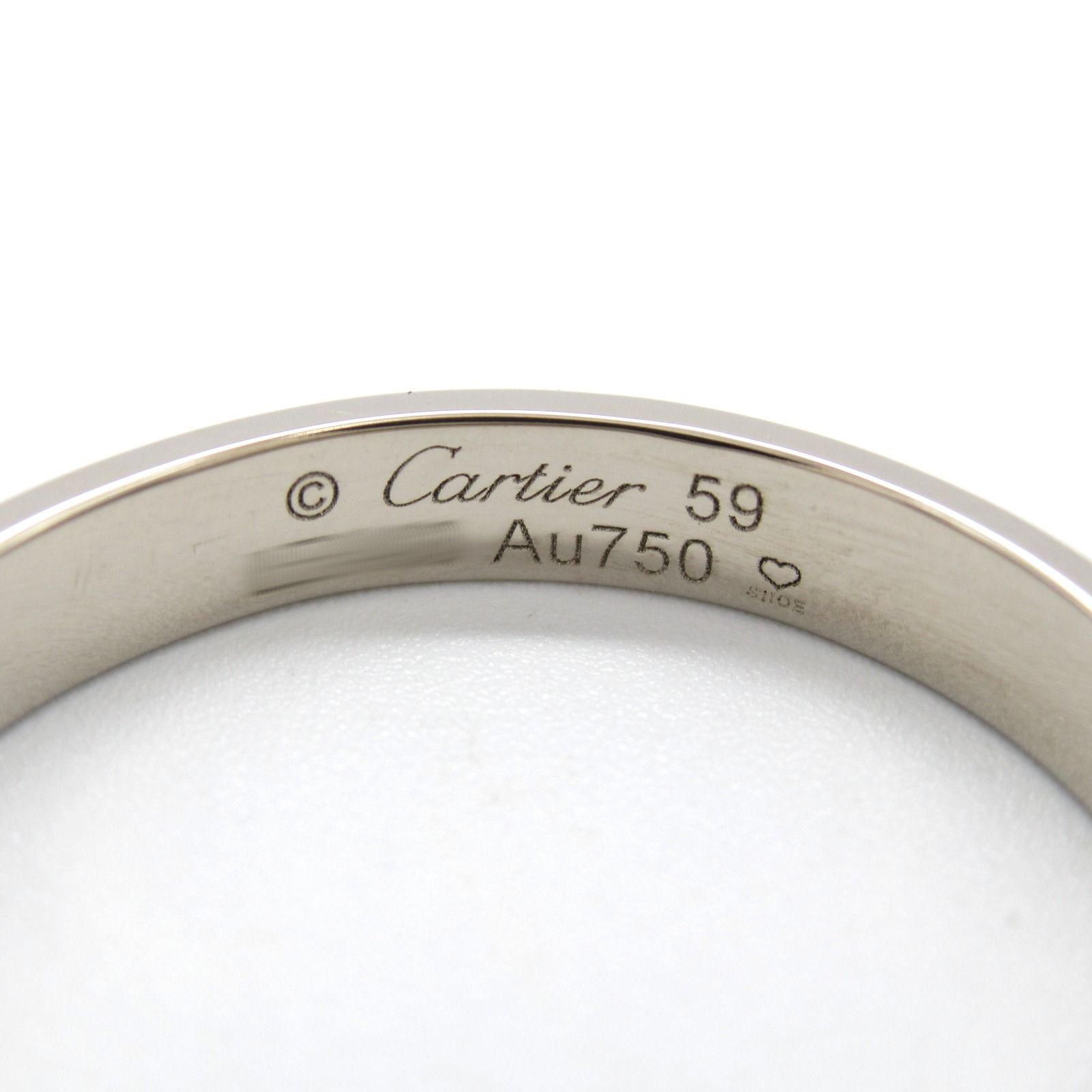 カルティエ CARTIER リング・指輪 ミニラブリング K18WG カルティエ CARTIER リング・指輪 ミニラブリング K18WG
