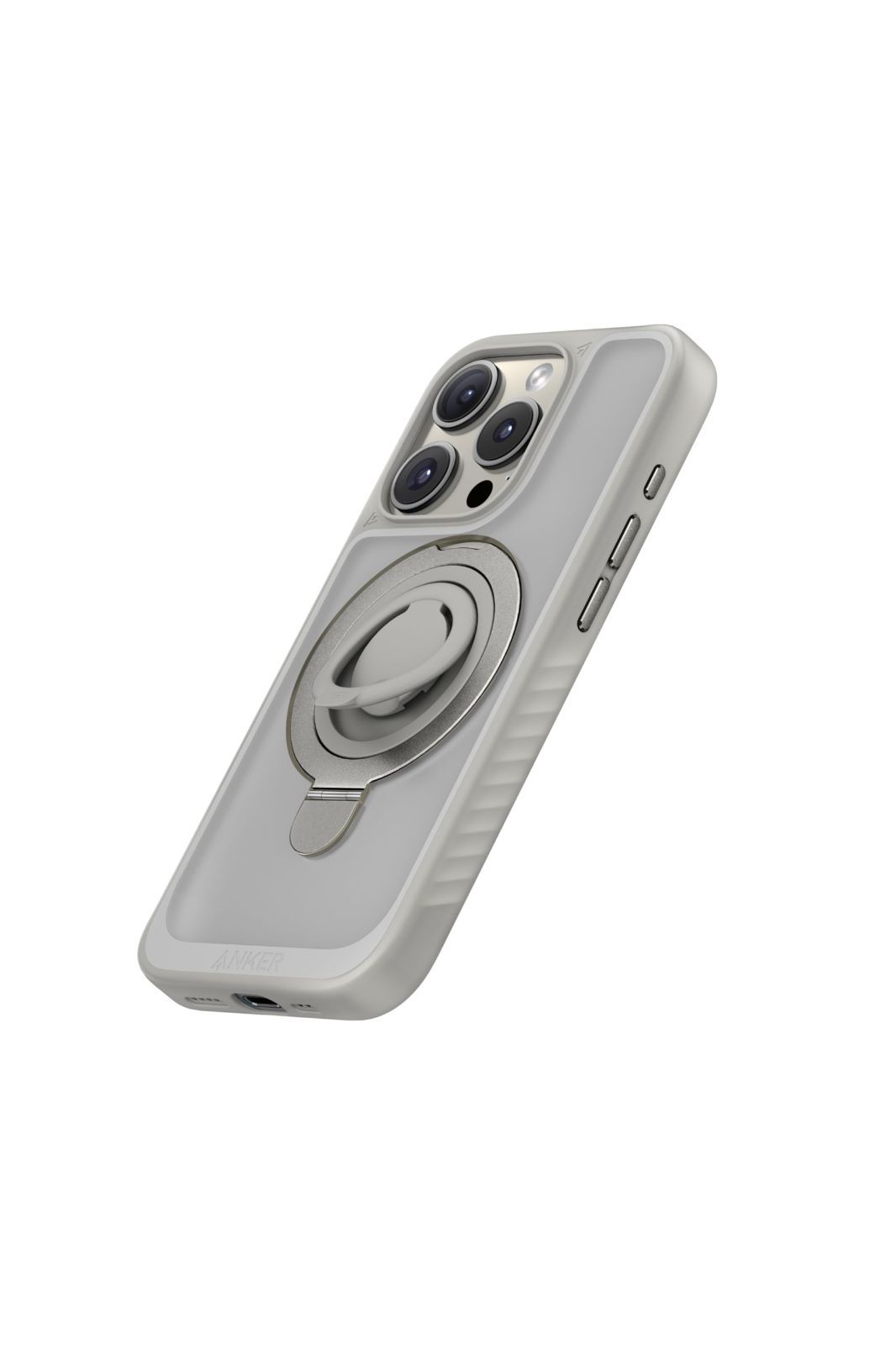 新品 Anker MagGo Magnetic Case (2-in-1 360°シリコンリング iPhone 15 Pro Max用 ...