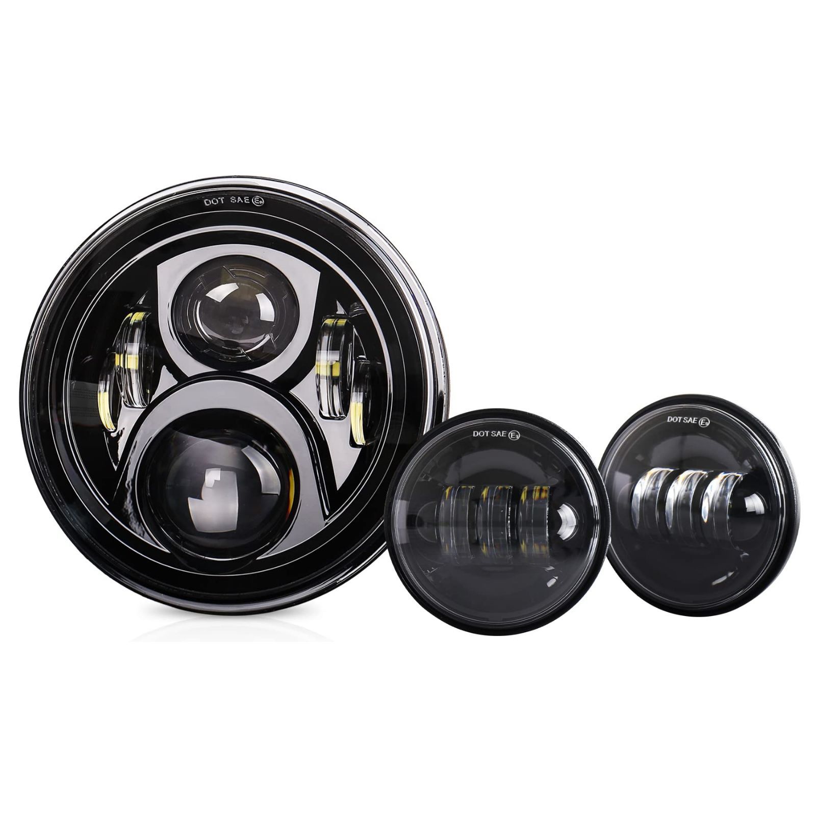 【在庫処分】CUIJI 7インチ led ヘッドライト ハーレーダビッドソン ツーリング ロードキング ソフテイル 適用 7インチ ...