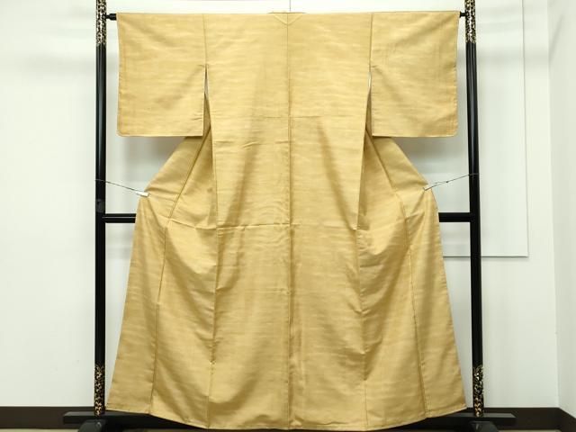 平和屋本店□極上 石川県指定無形文化財 牛首紬 白山工房 手織り 霞文