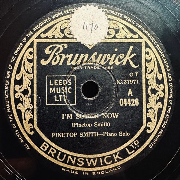 英78RPM/SP Pinetop Smith Im Sober Now / Jump Steady Blues 04426 ...