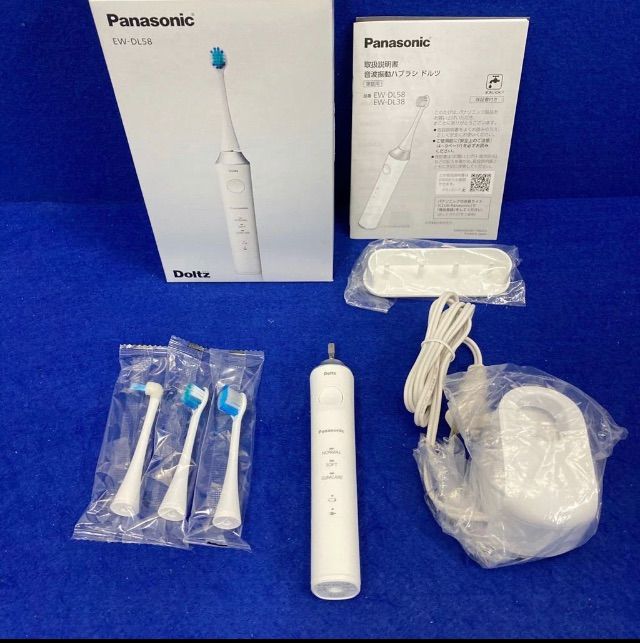 展示 美品★保証★Panasonic パナソニック EW-DL58-W 音波振動ハブラシ Doltz ドルツ 電動歯ブラシ 白 ホワイト - 格安セレクト家電屋さん - メルカリ