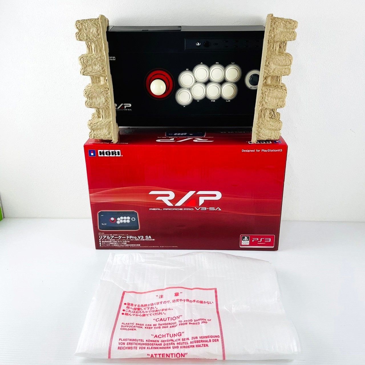【動作OK】 HORI リアルアーケード Pro. V3 SA REAL ARCADE HP3-65 PS3 プレステ3 ジョイスティック ...