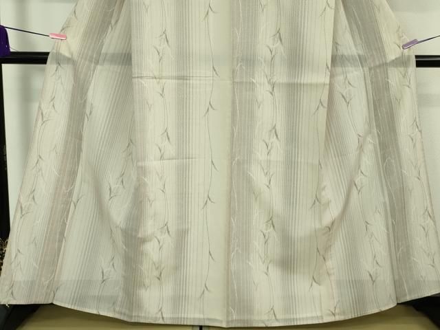 平和屋着物□極上 夏物 本場大島紬 夏大島 枝葉間道 逸品 DZAA7329kh5