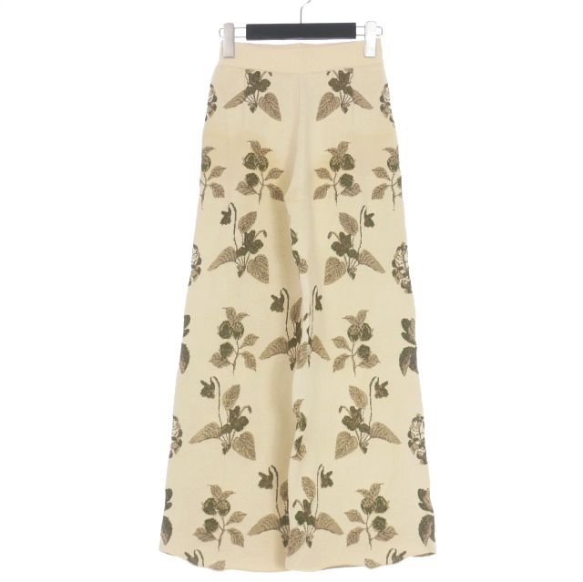 アメリヴィンテージ Ameri VINTAGE 20AW ROTY EASY KNIT PANTS フラワージャガード ニットパンツ S アイボリー 01020831190 - メルカリ