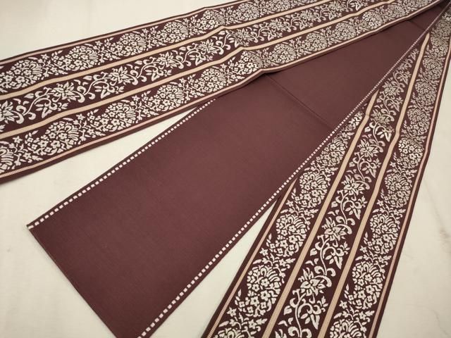 平和屋着物＊夏物 本場筑前博多織 八寸名古屋帯 紗献上 正絹 逸品