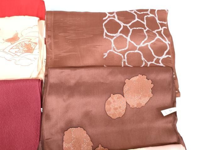 平和屋着物☆和装小物 上質な帯揚げ 10枚セット 逸品 AAAO4951ps