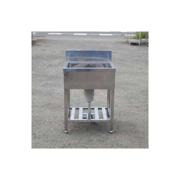 業務用 ステンレス 1槽 シンク W600 D600 H800(+150)mm 厨房 槽内寸W52D47深23cm W60cm - メルカリ