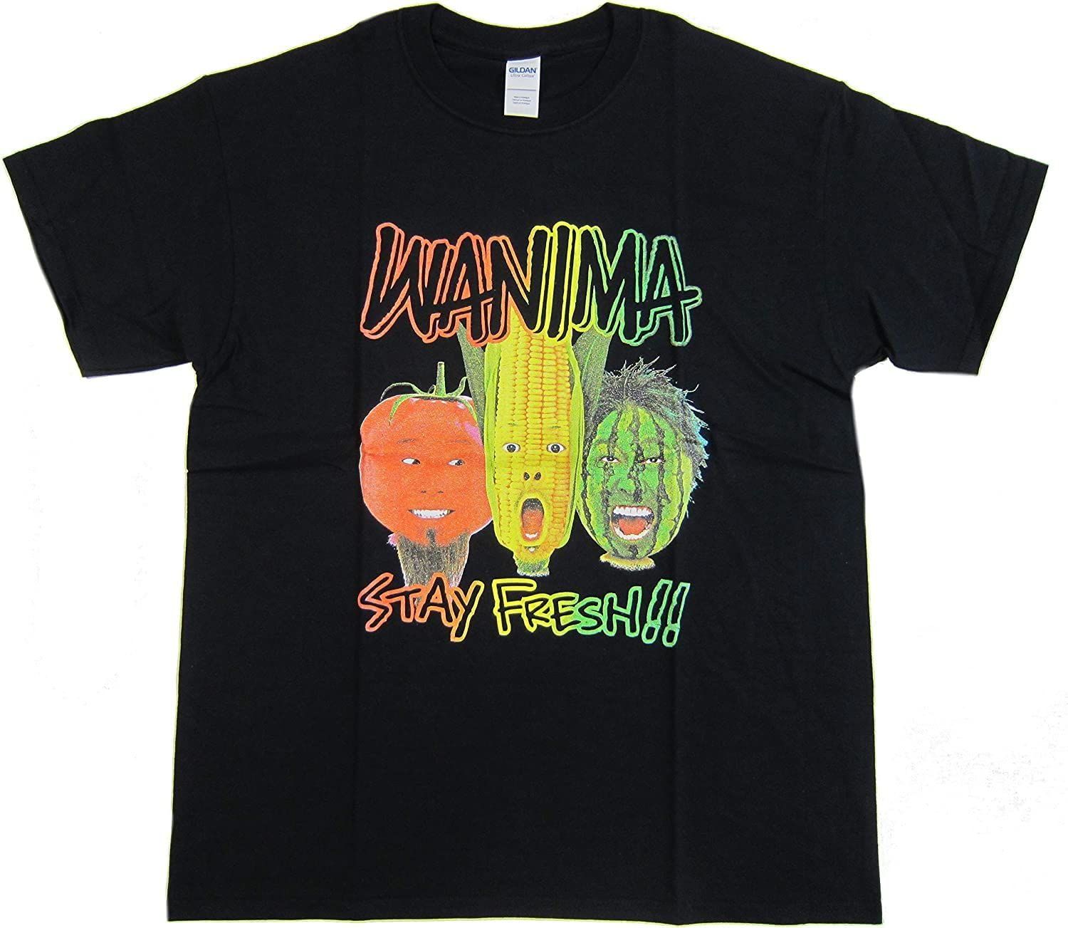 WANIMA（ワニマ）公式グッズ 2017 京都大作戦 野菜 Tシャツ「L」黒 - メルカリ