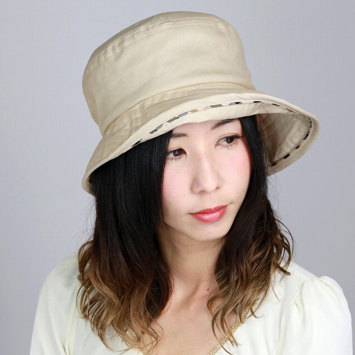 DAKS (ダックス) UVカット 帽子 レディース オブザーハット 後ろゴム入り 日除け UV加工 綿 麻 日よけ 日本製 ハット 春夏 ベージュ 【TB】 - メルカリ