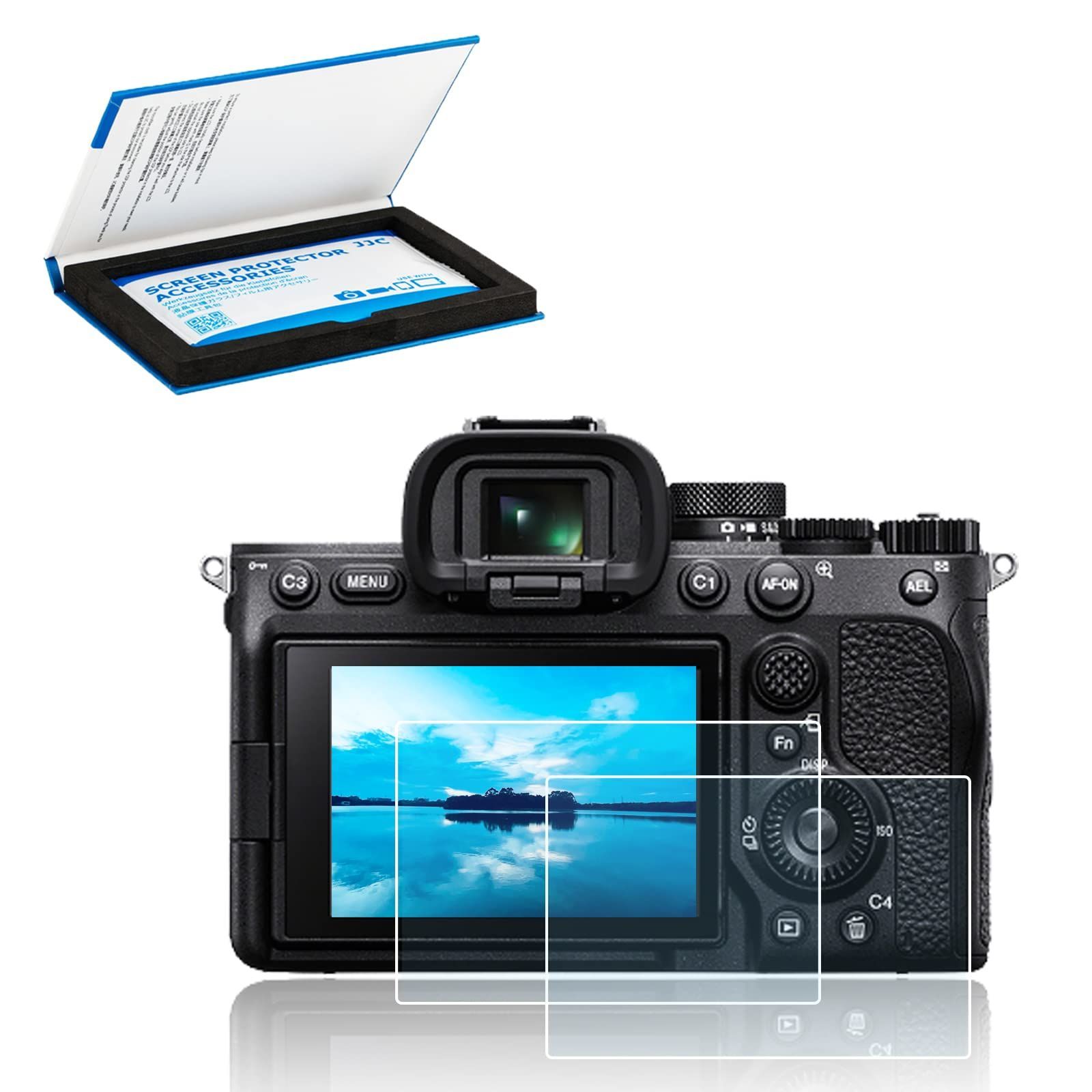 【特価セール】専用】JJC PCK-LG2 液晶保護フィルム Sony A7IV A6700 ZV-E1 A7IV A7M4 A7 Mark IV 対応 超薄 【2枚セット 強化ガラス 高硬度 ...