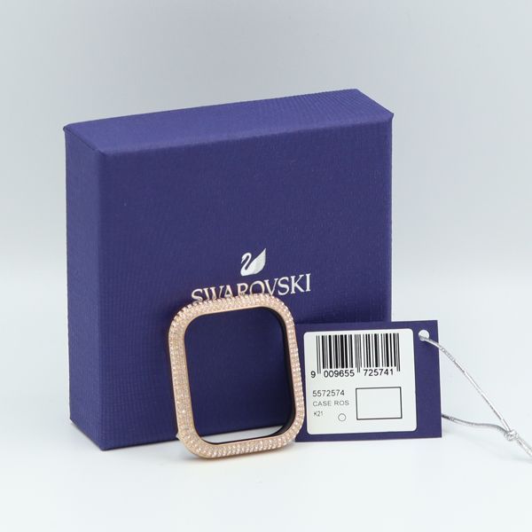 良品 箱付 スワロフスキー 5572574 石付 ピンクゴールド アップルウォッチケース レディース STU - USED-TOKYO-NO1 ...