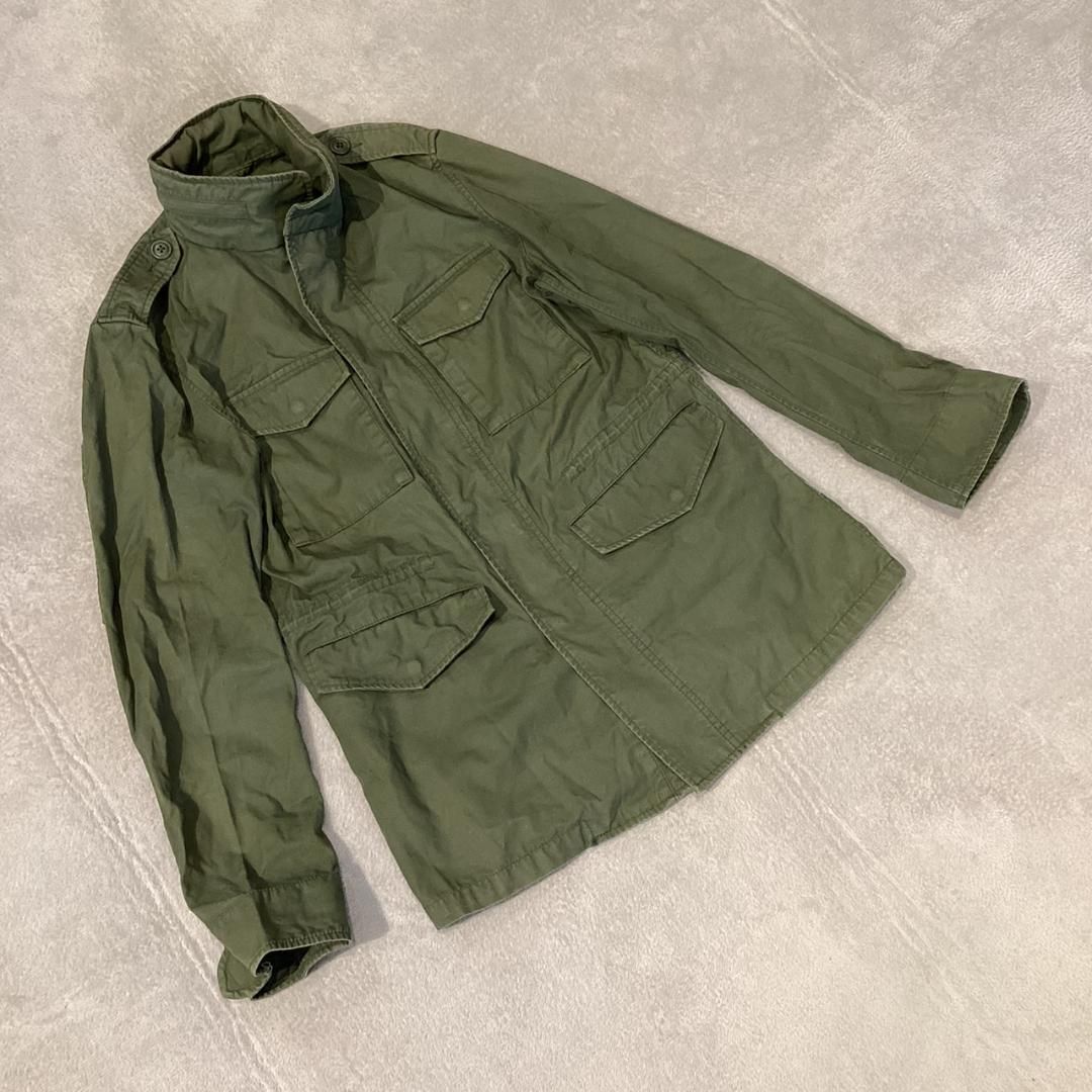 無印良品 MUJI ミリタリーアウター ジャケット M65 カーキ Sサイズ - メルカリ