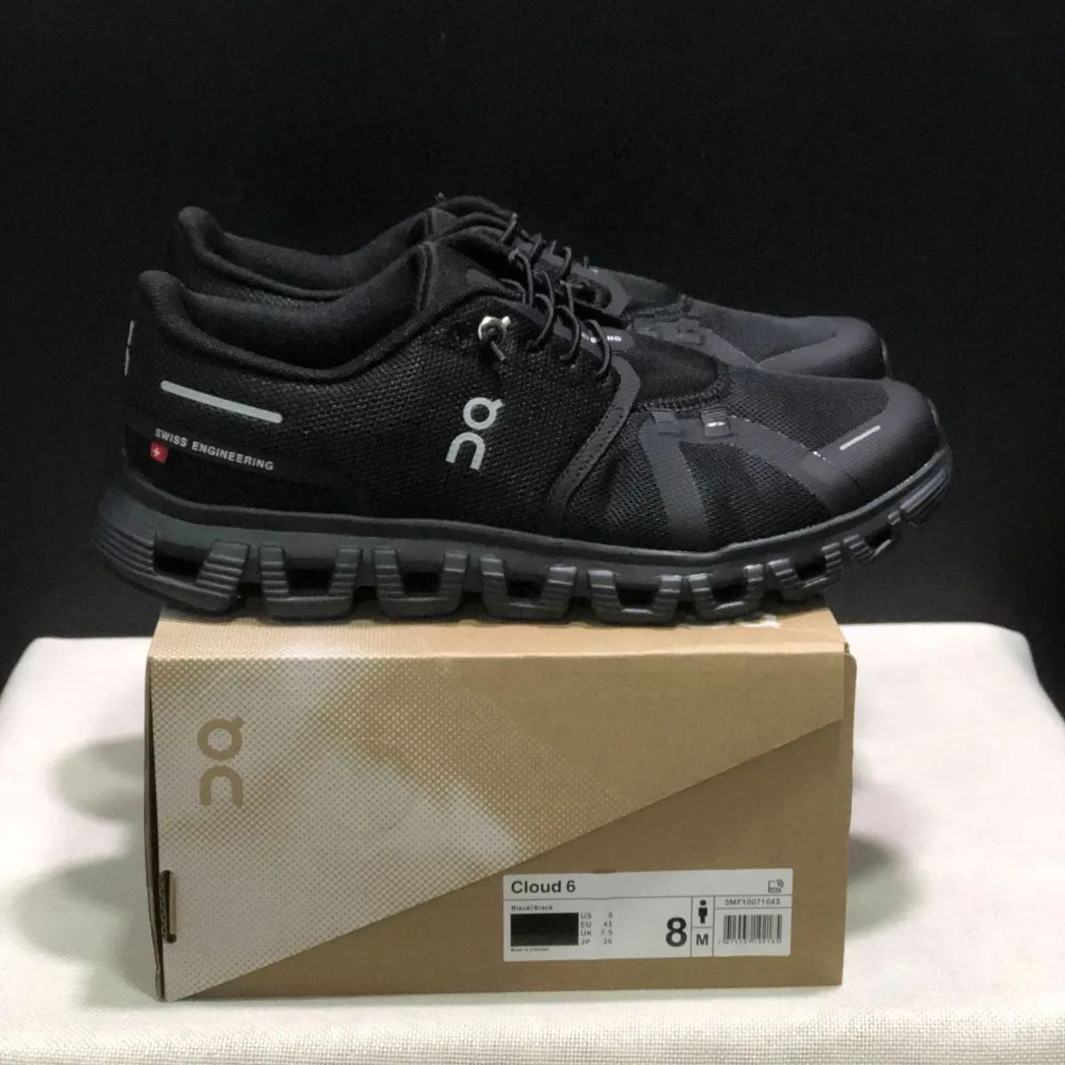 【新品】On Cloud 6 クラウド6 ブラックブラック ランニングシューズ メンズ スニーカー 生活・ランニング兼用 - メルカリ