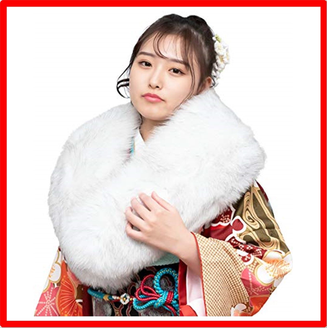 【在庫処分】 [KYOETSU] [キョウエツ] ショール 振袖用 ファー SAGAFURS 毛皮 シルバー レディース - 麦のソーダ割り ...