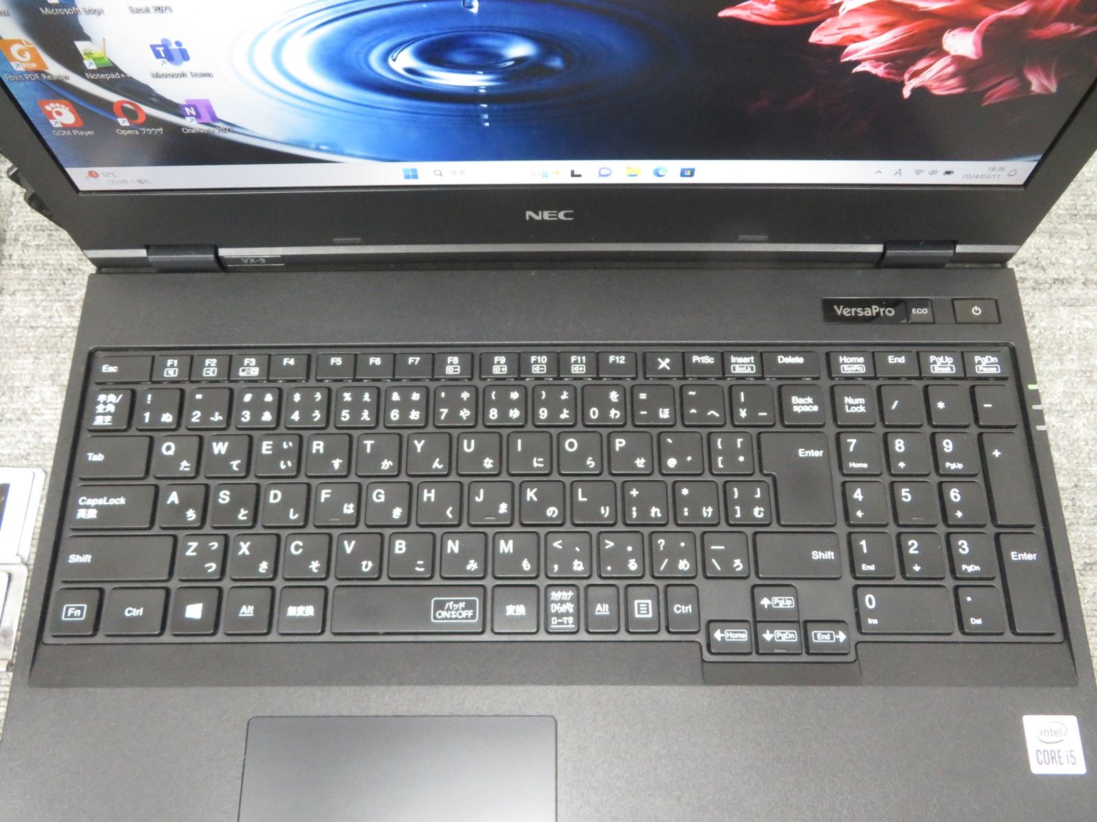 【第10世代CPUで動作サクサク】 NEC VersaPro VX-9 / 15.6型/ 高性能 i5-10310U / 高速起動 SSD ...