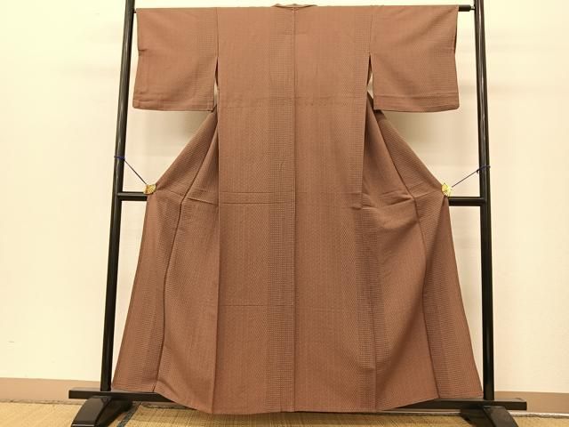 平和屋着物＃道行コート ロング丈 総絞り 吉祥間道 正絹 逸品 BAAT8964gt