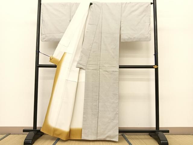 平和屋着物○本場縞大島紬 格子柄 正絹 逸品 BAAT0919yc - メルカリ