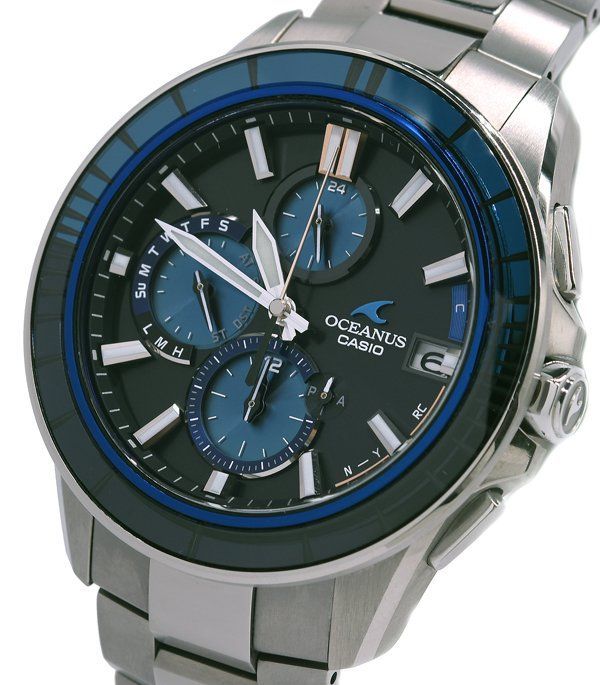 ★箱保付！美品！CASIO カシオ OCEANUS オシアナス OCW-S4000D-1AJF マンタ Manta 江戸切子 タフソーラー ...