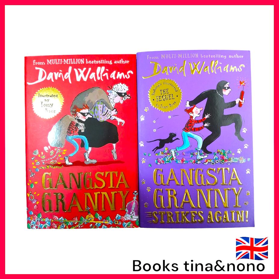 洋書 新品 大人気David Walliams 作品！『Gangsta Granny』&『Gangsta Granny Strikes ...
