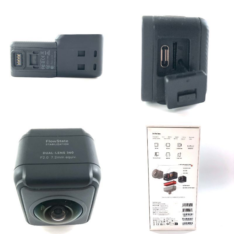 insta360 ONE RS F2.4 16mm レッド/黒 4K広角レンズ 360度レンズ 付属付き 稼働品【ND-28】 - メルカリ