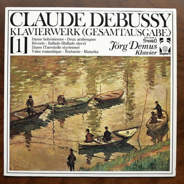 オーストリアLP Claude Debussy, J?rg Demus Klavierwerk (Gesamtausgabe) 1 ...