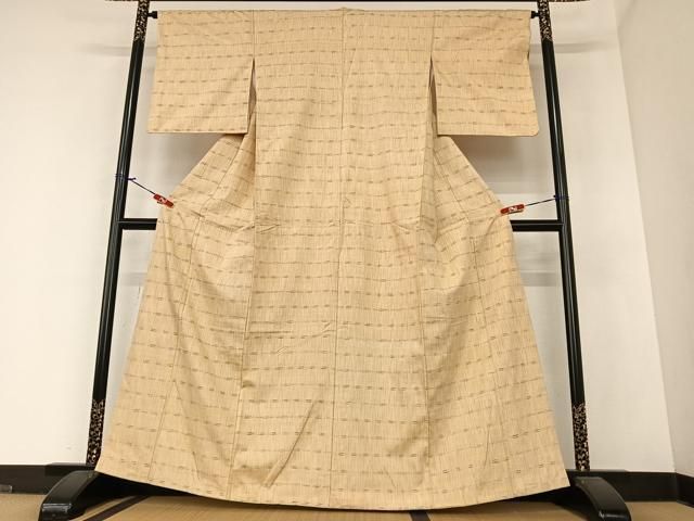 平和屋着物○上質な紬 格子 やまと誂製 正絹 逸品 AAAZ7599zg - メルカリ