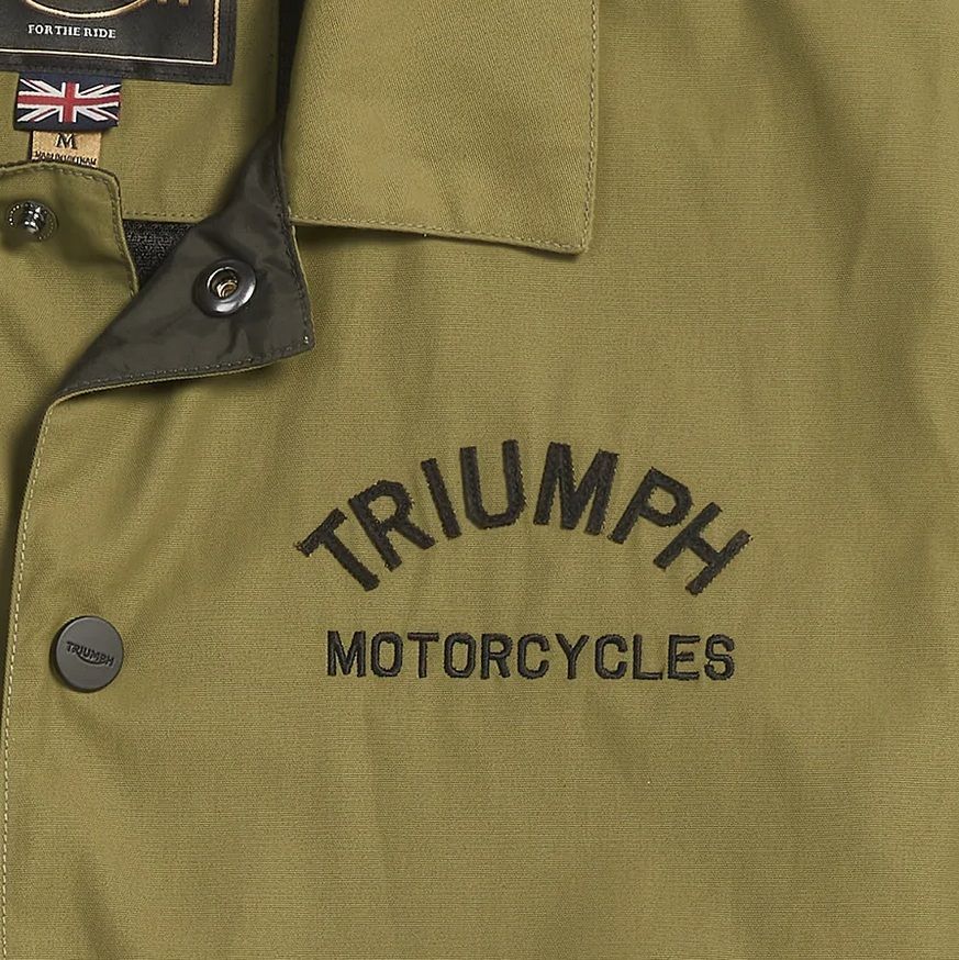 TRIUMPH トライアンフ Carter Coach Jacket カーキ Mサイズ（日本L相当） - メルカリ