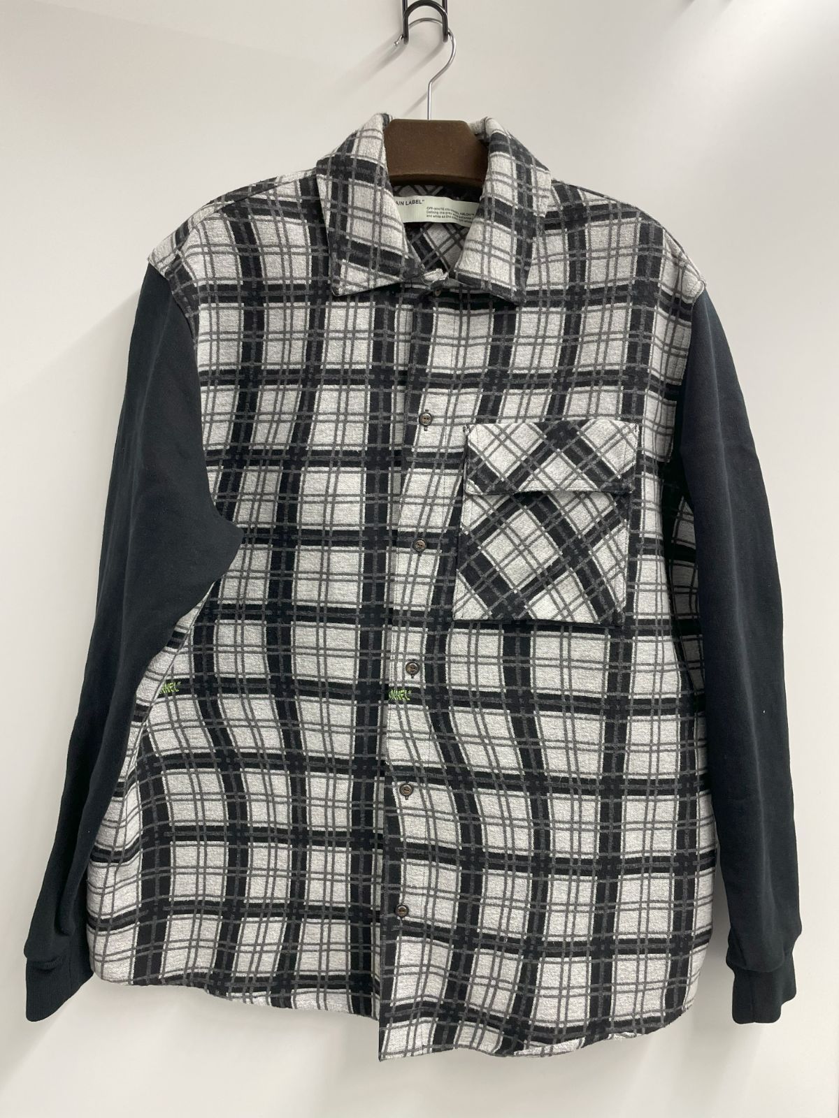 OFF-WHITE Contrast Sleeve Shirt - メルカリ