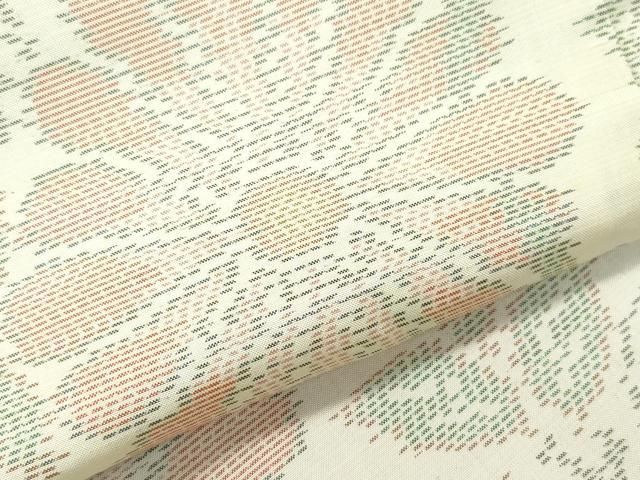 平和屋着物○本場大島紬 白大島 花唐草文 正絹 逸品 CAAR8064vf - メルカリ