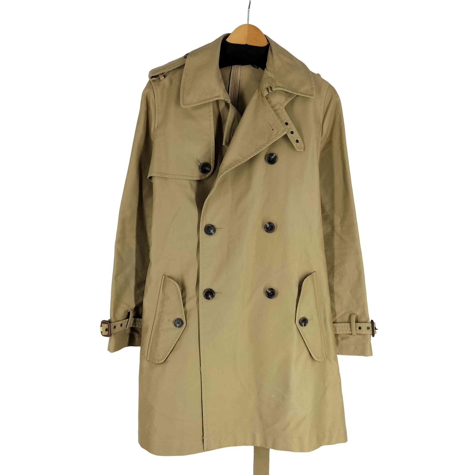 ラルフローレン RALPH LAUREN トレンチコート ダブルボタン ベルト付き レディース 10 175/100A - メルカリ