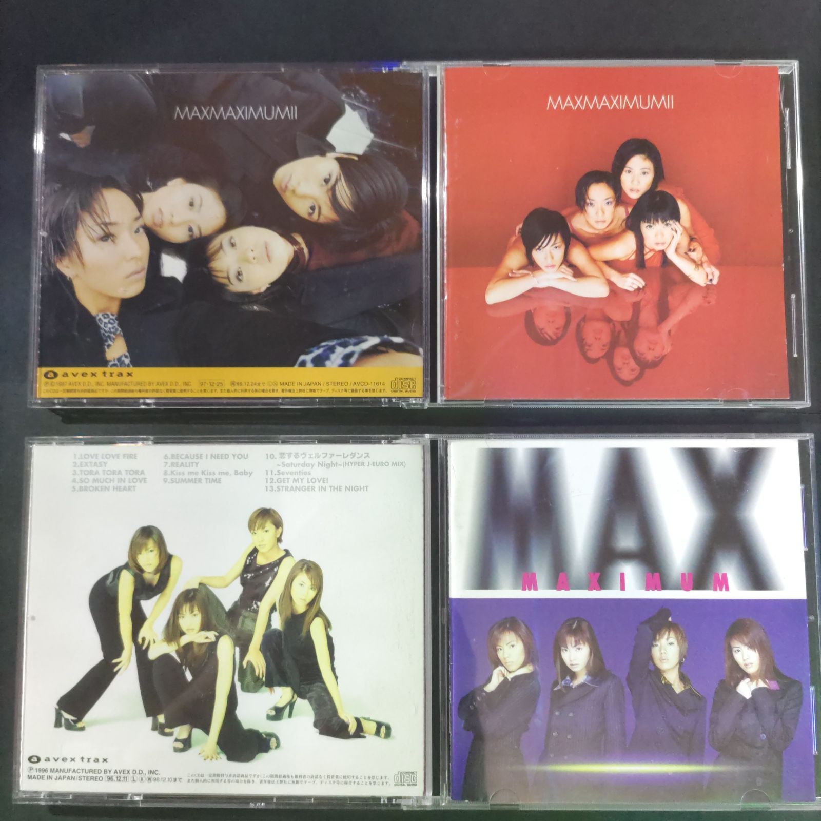 MAXアルバム2点 🔹🔹 🟪MAXIMUM（マキシマム）🟪 🟥MAXIMUM II（マキシマム・ツー）🟥 - メルカリ