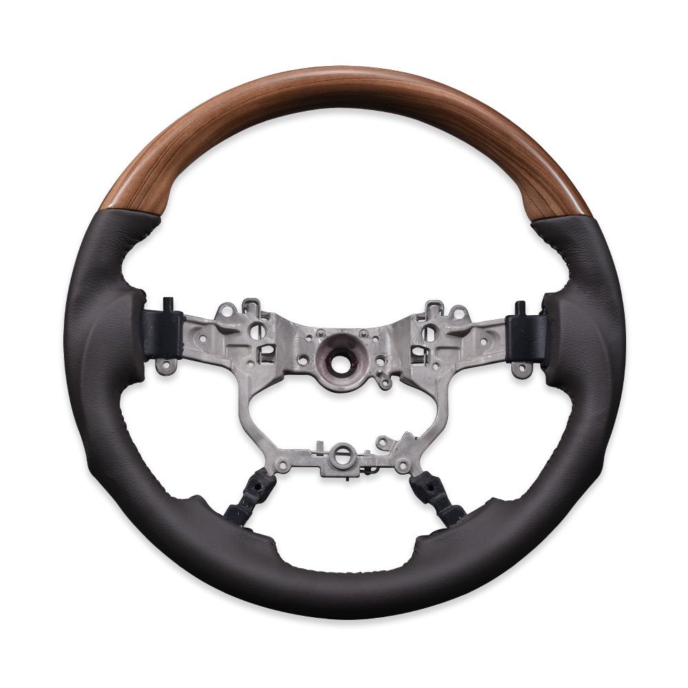 PRADO 150 後期 2017(H29).9 - ランドクルーザー プラド TZ-G GDJ150W GDJ151W TRJ150W ステアリング ライトブラウン ガングリップ コンビ ...