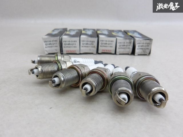 【未使用品】 DENSO デンソー スパークプラグ プラグ V9110-3183 Q14R-V11 BCPR4EY11相当 6本入り 即納 棚 ...