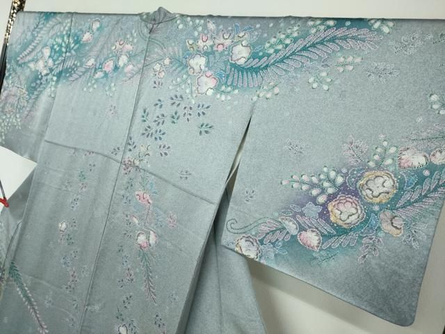 平和屋着物○訪問着 辻が花 暈し染め 金彩 正絹 逸品 DAAW5778ud