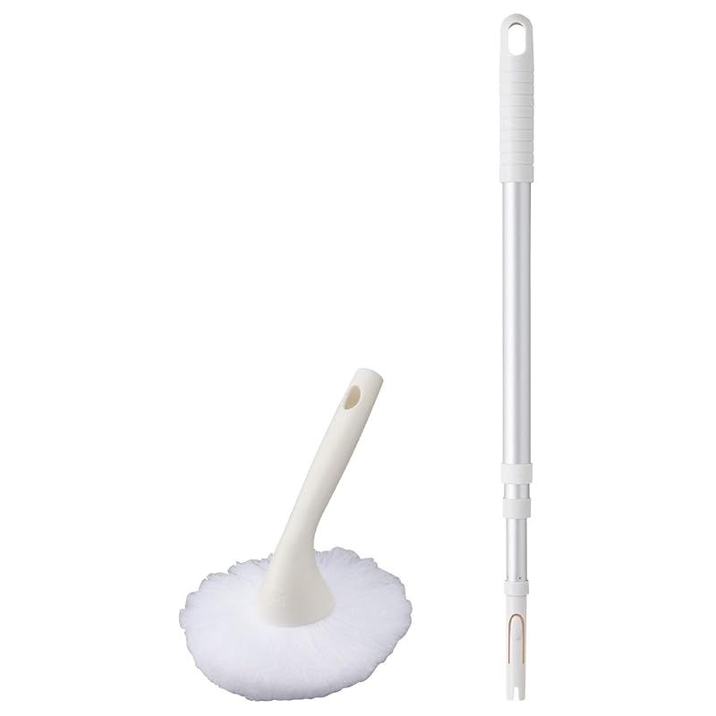 山崎産業(Yamazaki Sangyo) お風呂掃除ブラシ バスボン Satto 伸縮ハンドル セット 192533 - メルカリ