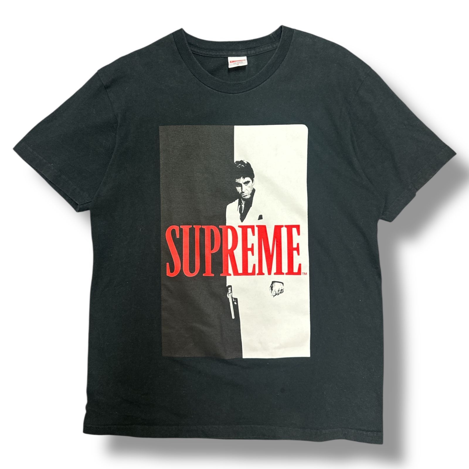 Supreme 17FW Scarface Split Tee スカーフェイススピリットTシャツ 半袖カットソー シュプリーム ブラック M ...