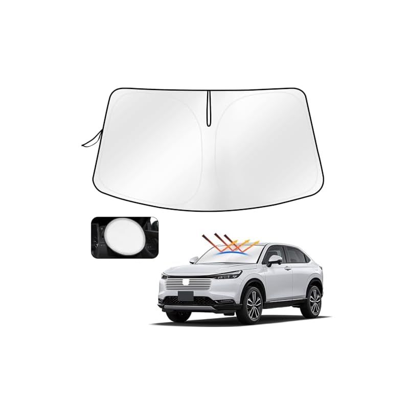 【2025年・遮光・遮熱アップグレード】Cartist ホンダ 新型 ヴェゼル RV系 フロントサンシェード VEZEL RV3/4/5/6型 サンライン サンセット サンフィア シェード ...