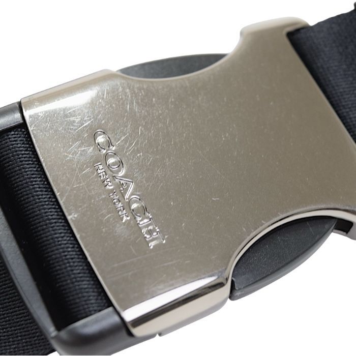 コーチ COACH トンプソン ベルト バッグ シグネチャー ジャカード