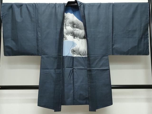 平和屋着物○男性 本場大島紬 アンサンブル 100亀甲 総詰め キング