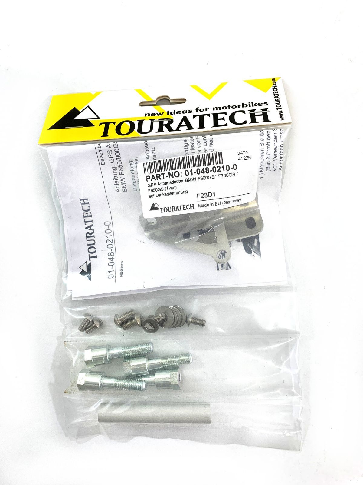 TOURATECH / ツアラテック GPS handlebar bracket adapter BMW F650GS(Twin ...
