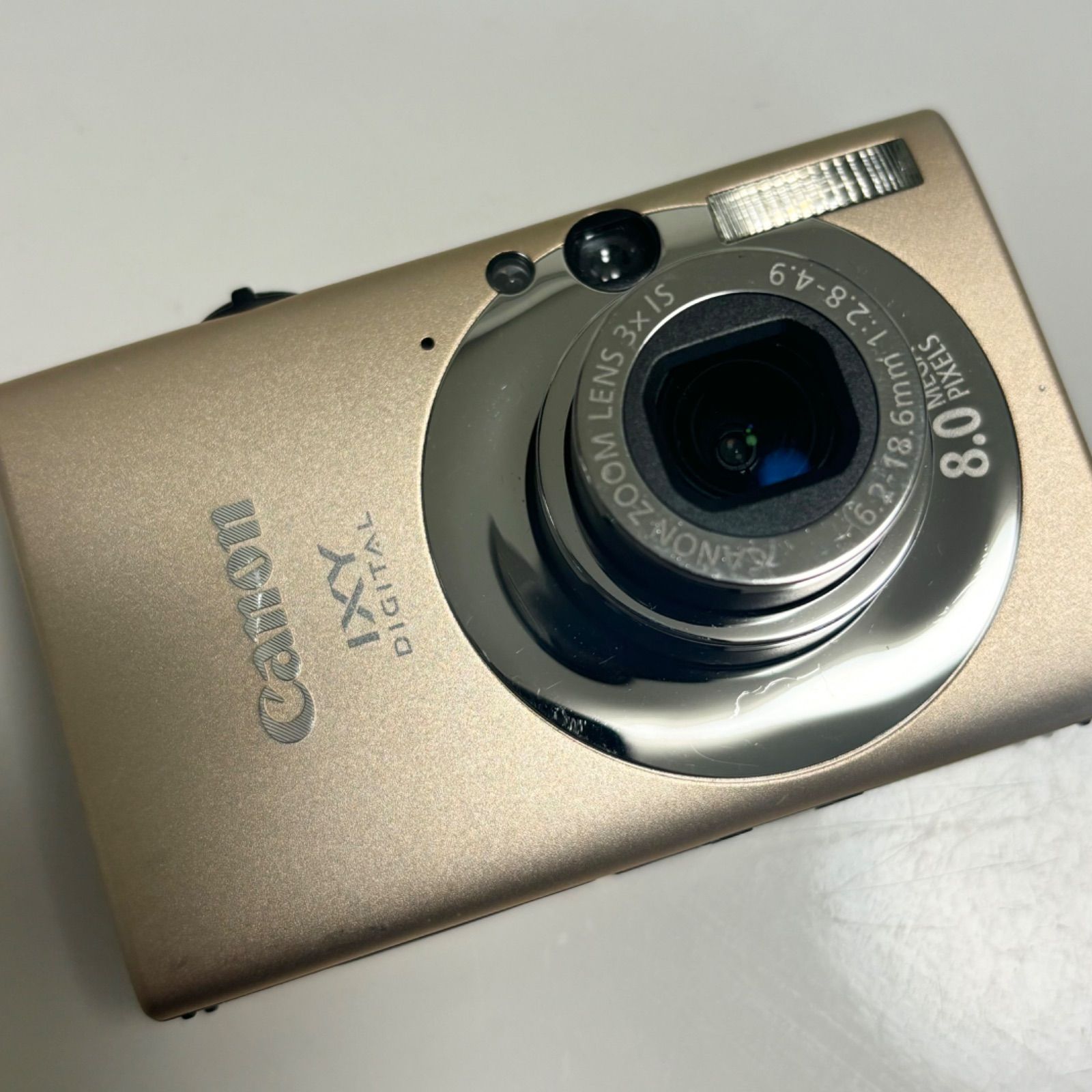 【送料無料】Canon/キャノン/IXY/DIGITAL/20IS/キャメル/コンパクトデジタルカメラ/デジカメ/動作未確認/バッテリーなし ...