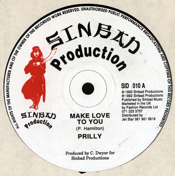 英12" Prilly Hamilton / General T.K. Make Love To You / Gal A U Mate ...