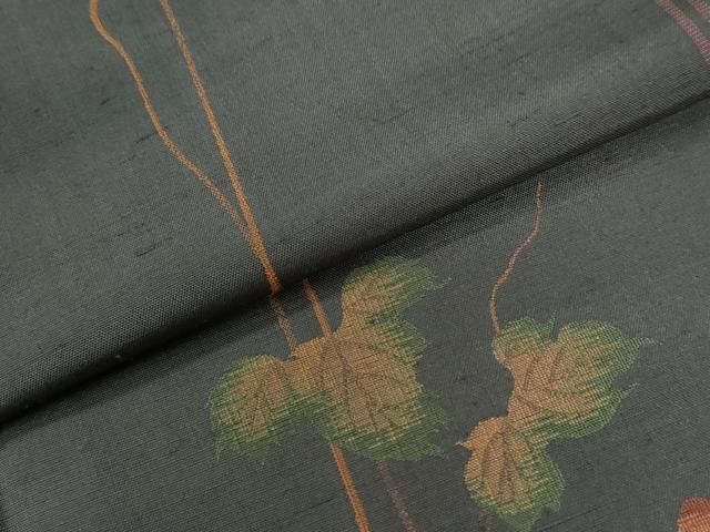 平和屋着物○京の名門・菱屋六右ェ門 紬 訪問着 蔦