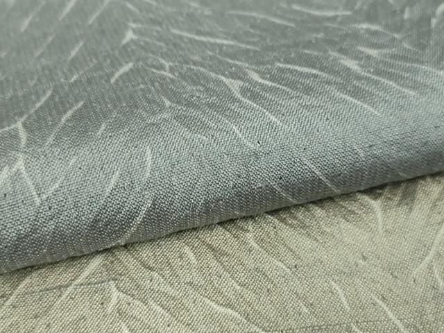 平和屋本店□極上 訪問着 紬地 杢目絞り 暈し染め 逸品 未使用