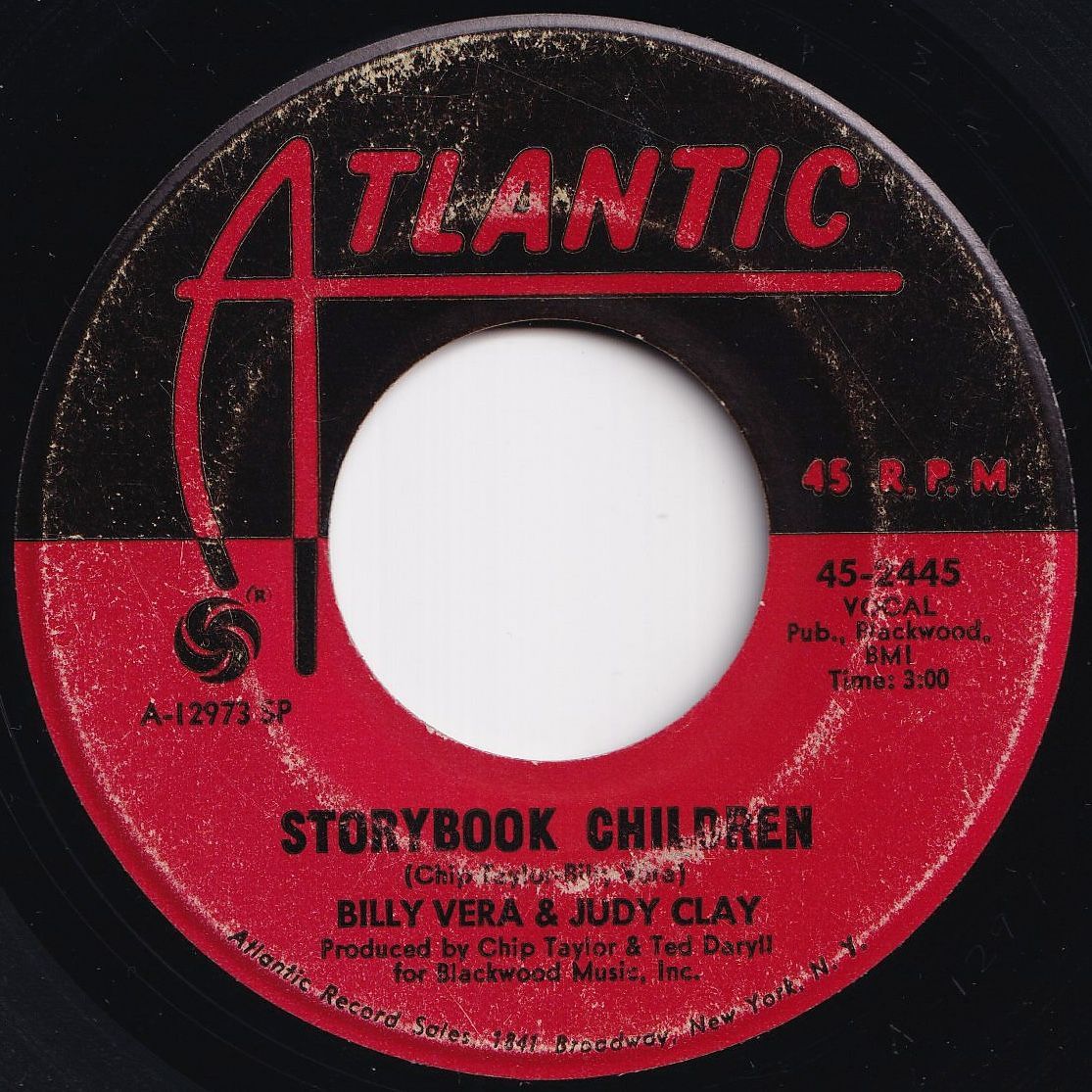 Billy Vera, Judy Clay Storybook Children / Really Together Atlantic US ...