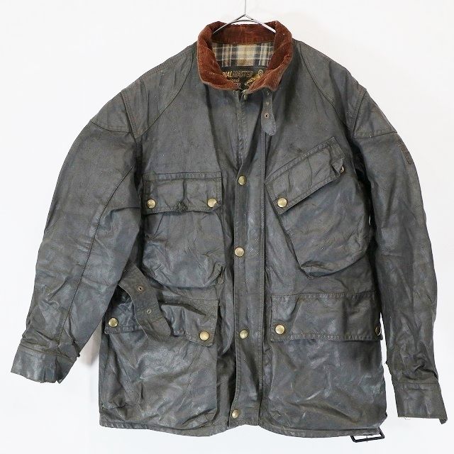 60s イングランド製 Bellstaff TRIALMASTER ベルスタッフ レザージャケット ヴィンテージ 黒/ブラック ( メンズ ...