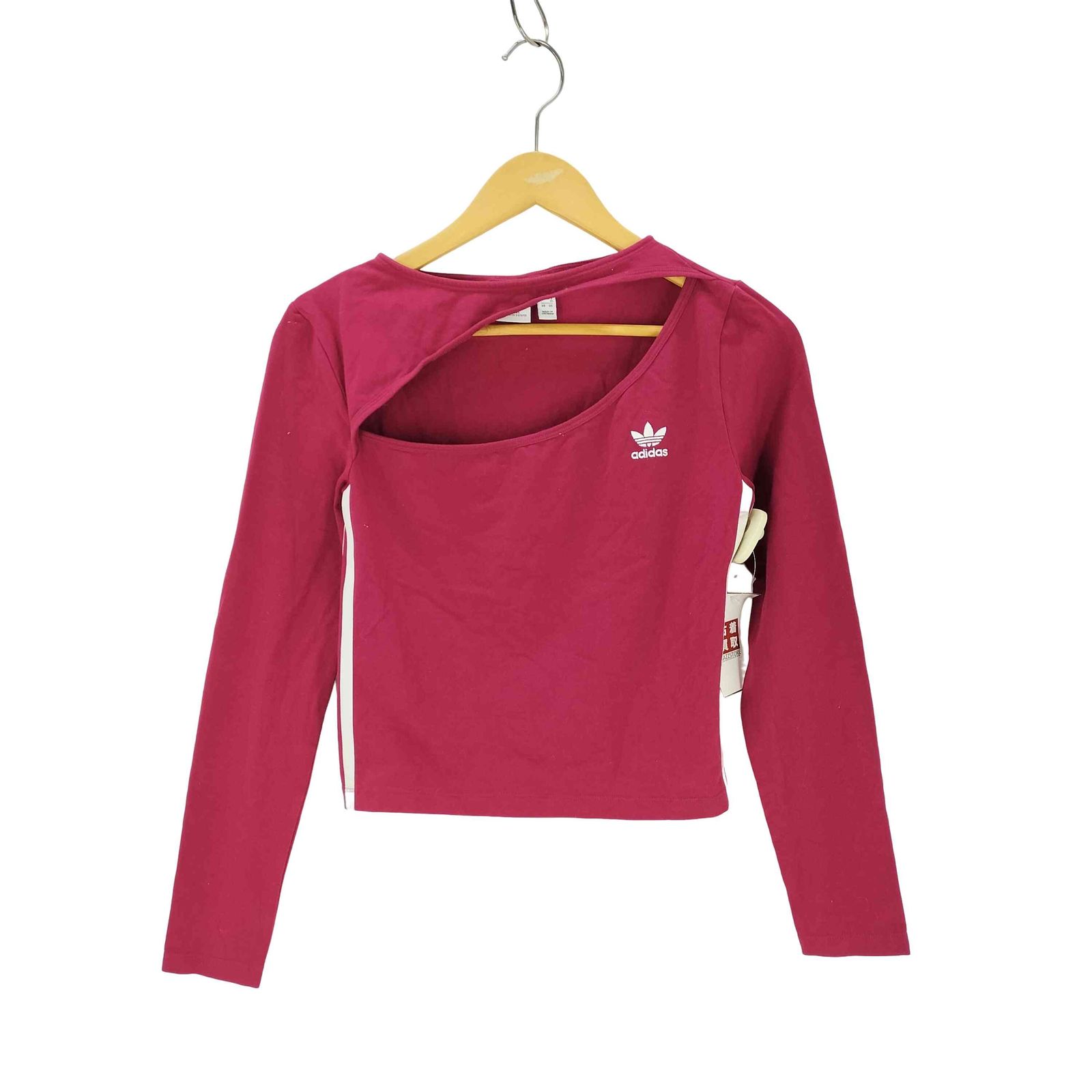 アディダスオリジナルス adidas Originals Cutout Top フロントオープン クロップドTシャツ レディース XL - メルカリ