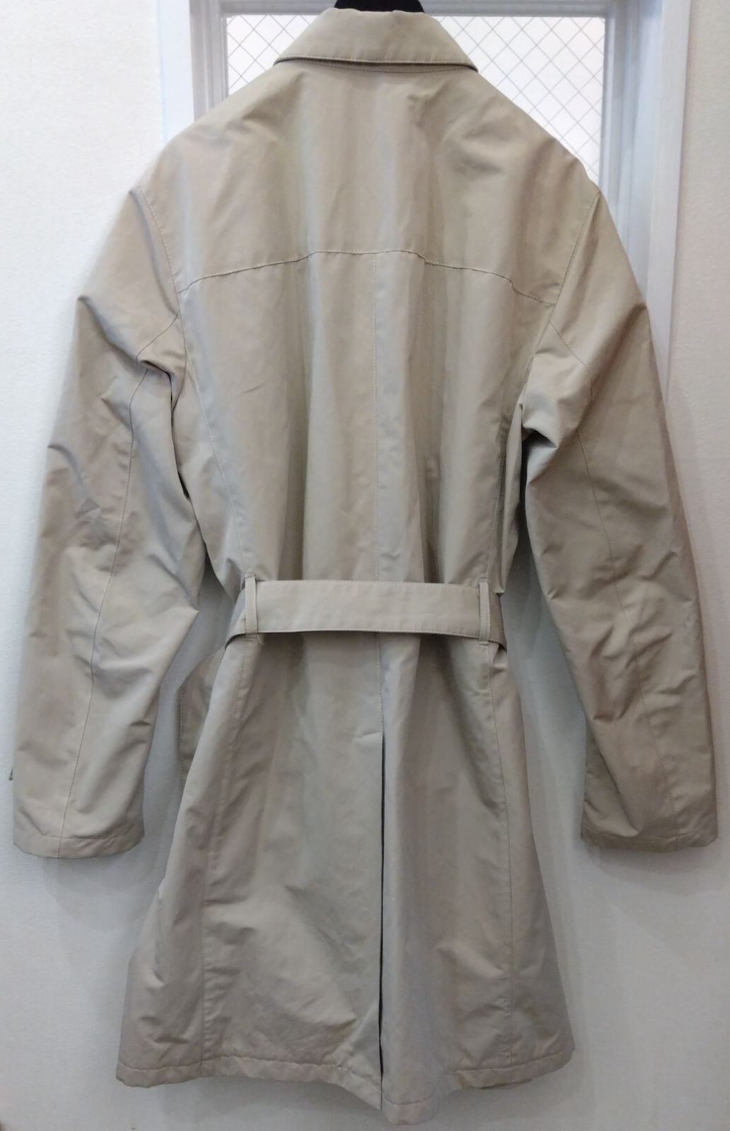 ☆2038 PRADA プラダ ベージュ ベルト付き スプリング トレンチ ☆2038 PRADA プラダ ベージュ ベルト付き スプリング トレンチ